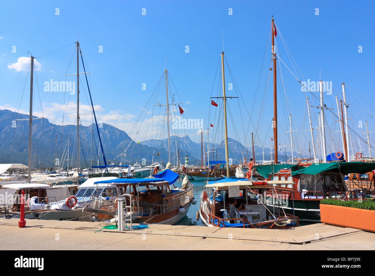 Turkiz Marina in Kemer, Antalya, Turkey Stock Photo - Alamy