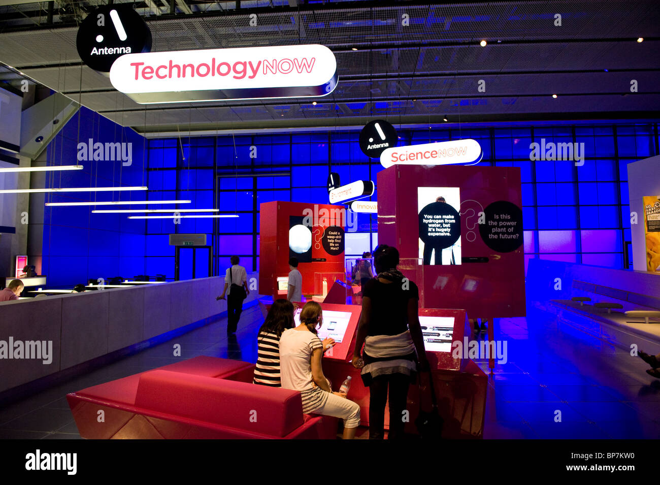 New hi-tech 'Technology Now' area in the Science Museum, London, 2010 ...