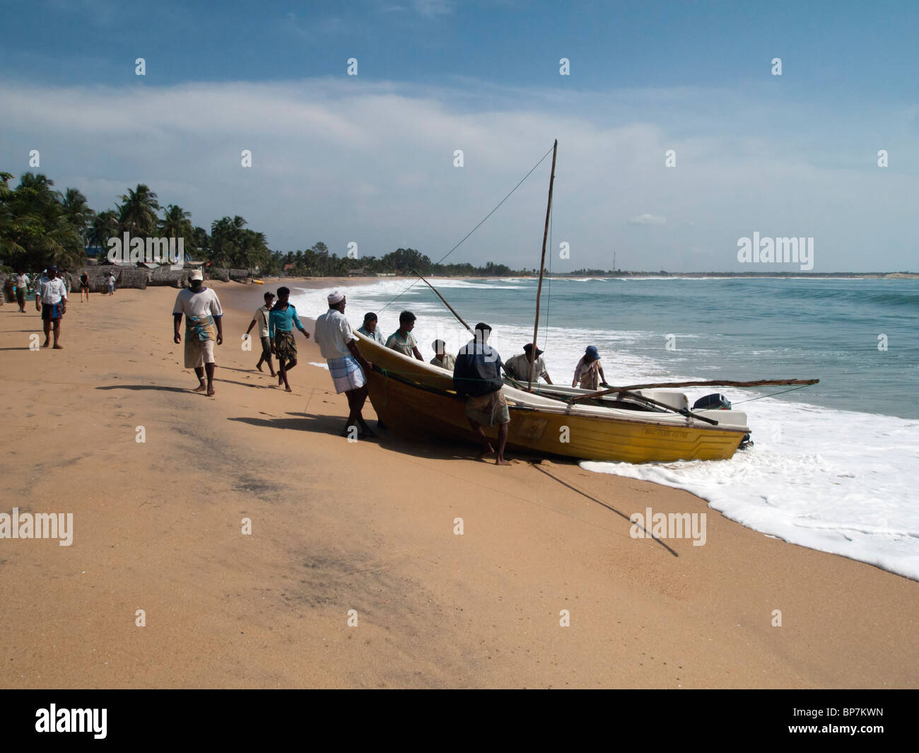 Sri Lanka, Ampara District, Arugam Bay, Pottuvil a small fishing ...