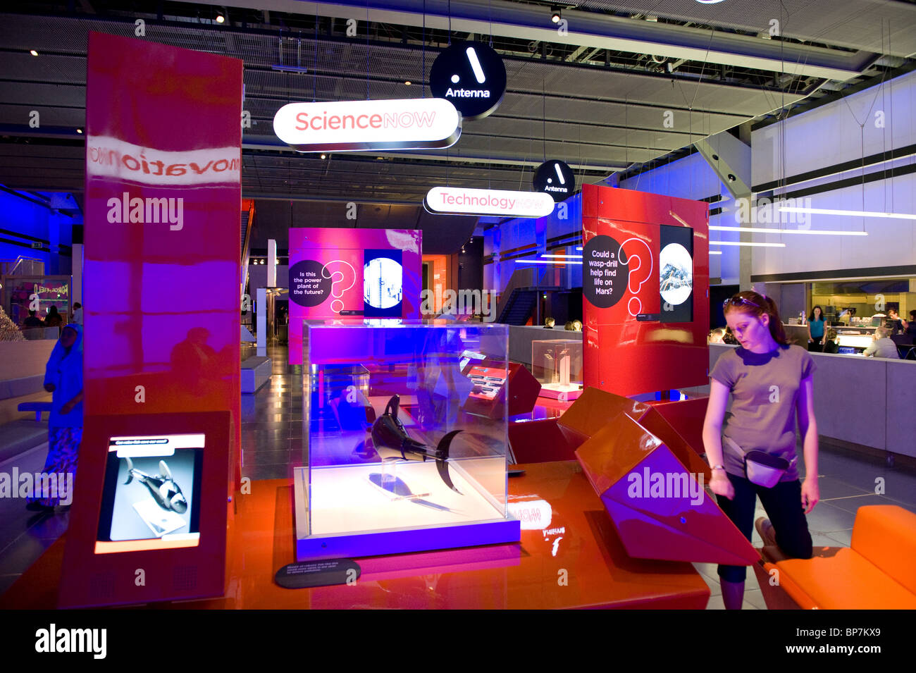 New hi-tech 'Technology Now' area in the Science Museum, London, 2010 ...