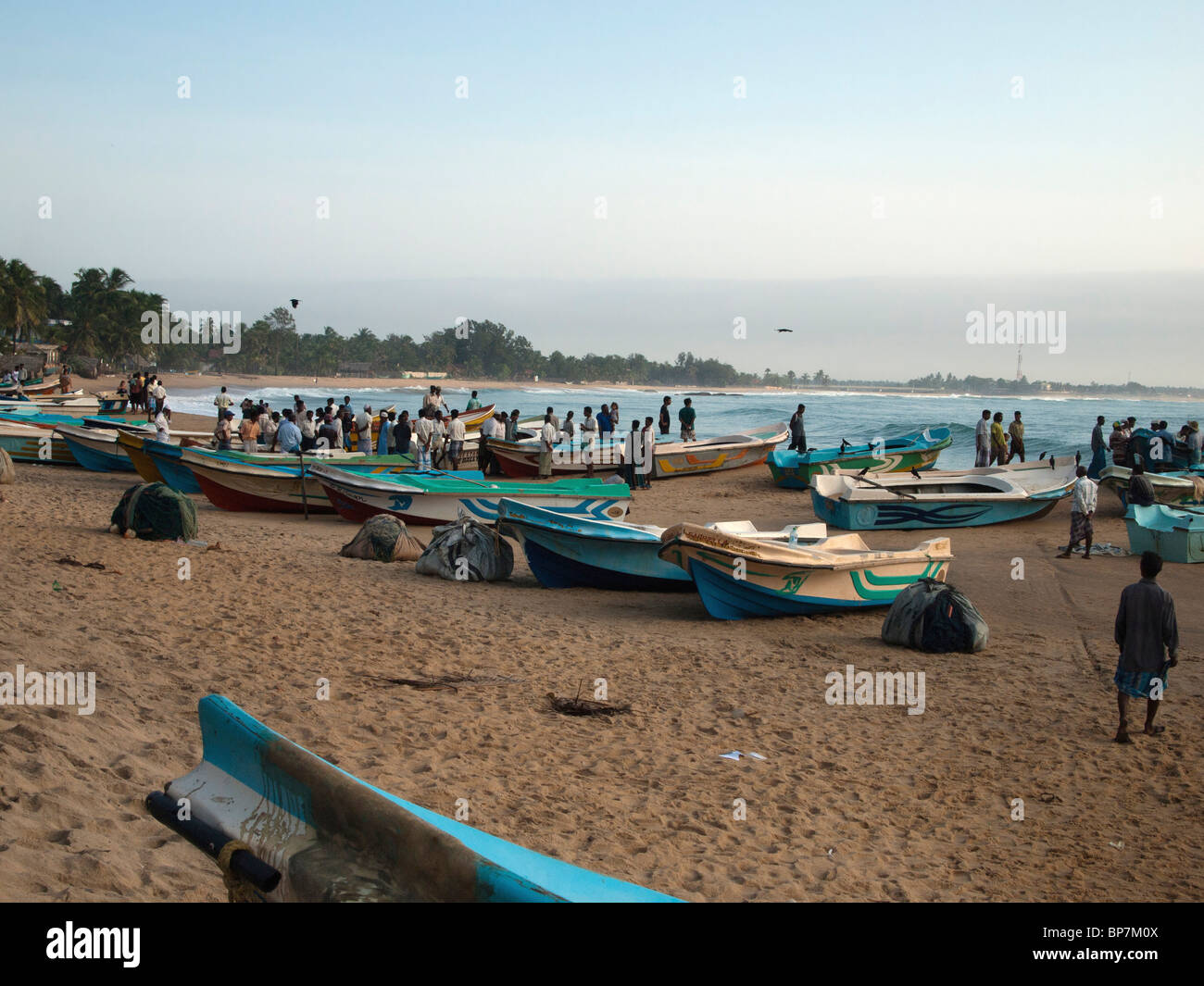 Sri Lanka, Ampara District, Arugam Bay, Pottuvil a small fishing ...
