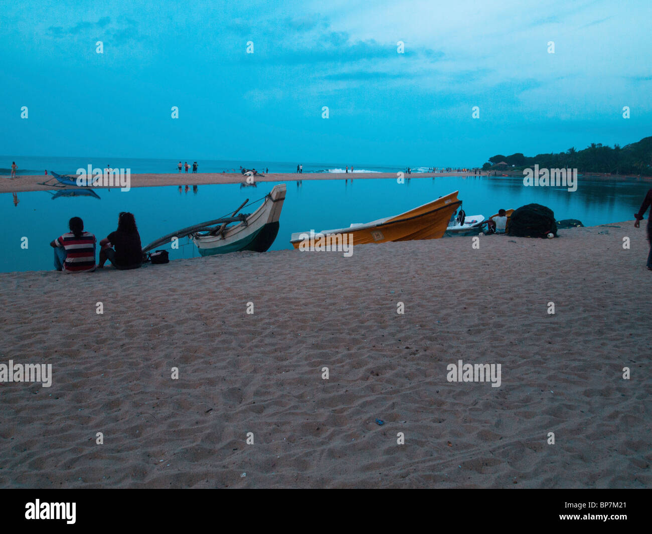 Sri Lanka, Ampara District, Arugam Bay, Pottuvil a small fishing ...
