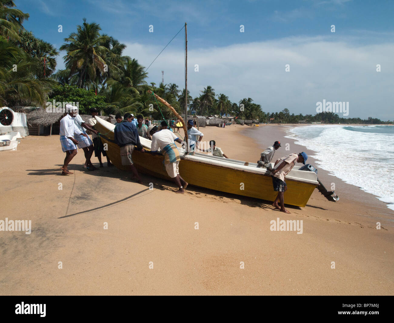 Sri Lanka, Ampara District, Arugam Bay, Pottuvil a small fishing ...