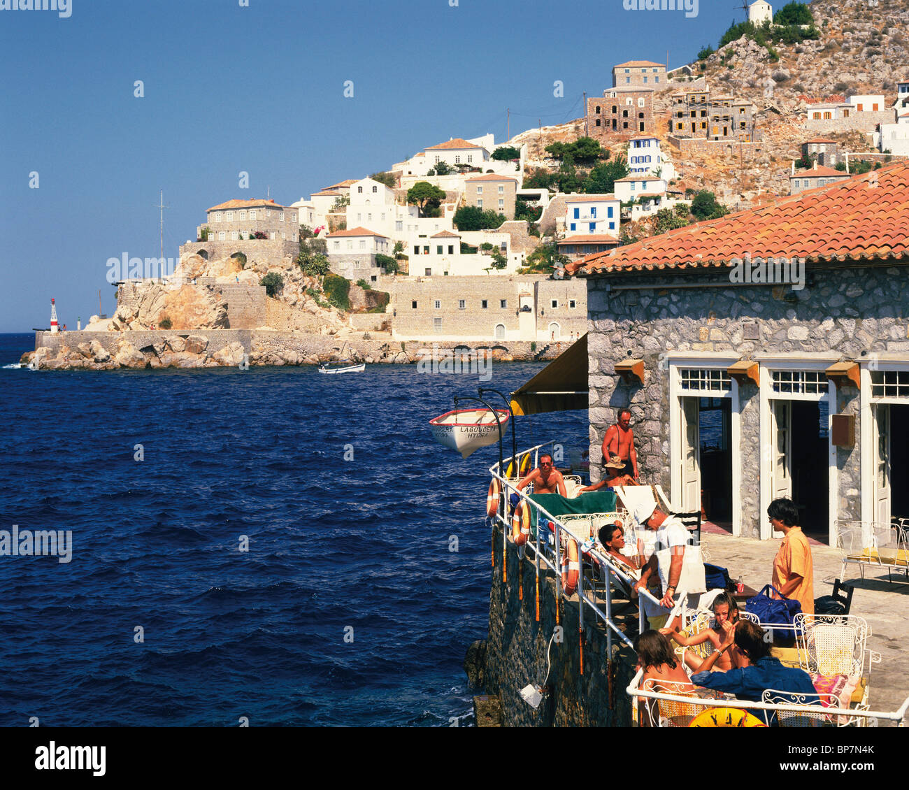 Saronic Gulf, Idhra, Greece Stock Photo - Alamy