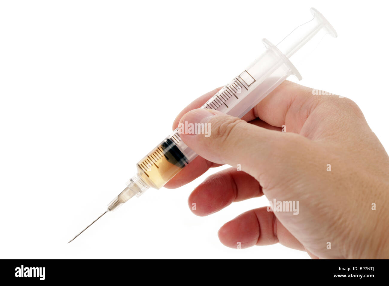 Syringe close up shot for background Stock Photo - Alamy