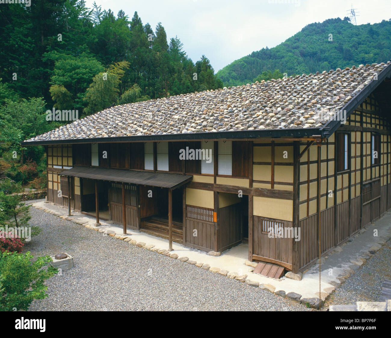 Exterior of a Traditional Japanese Home, Japan Stock Photo - Alamy