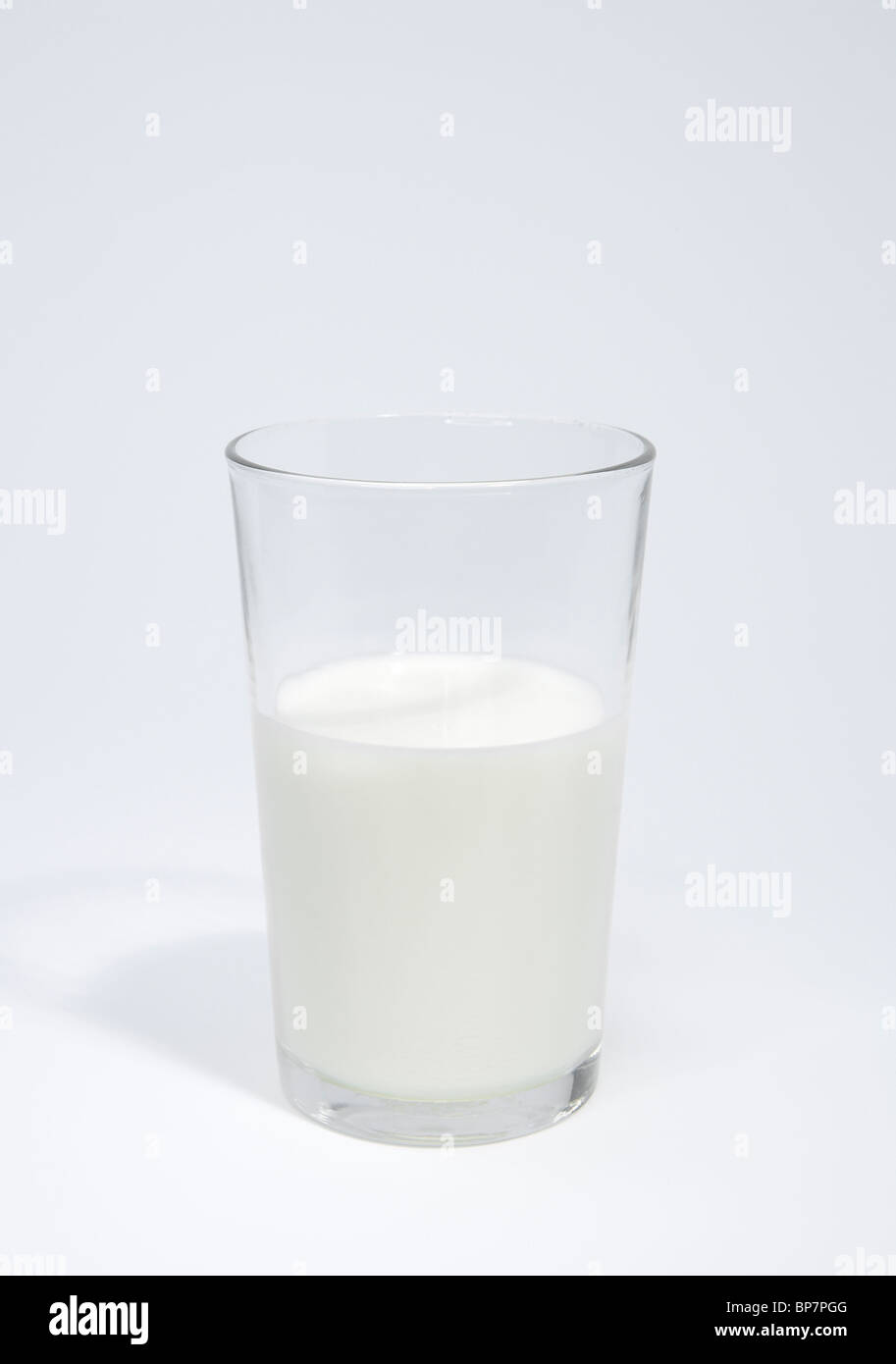 A glass filled with milk Stock Photo - Alamy