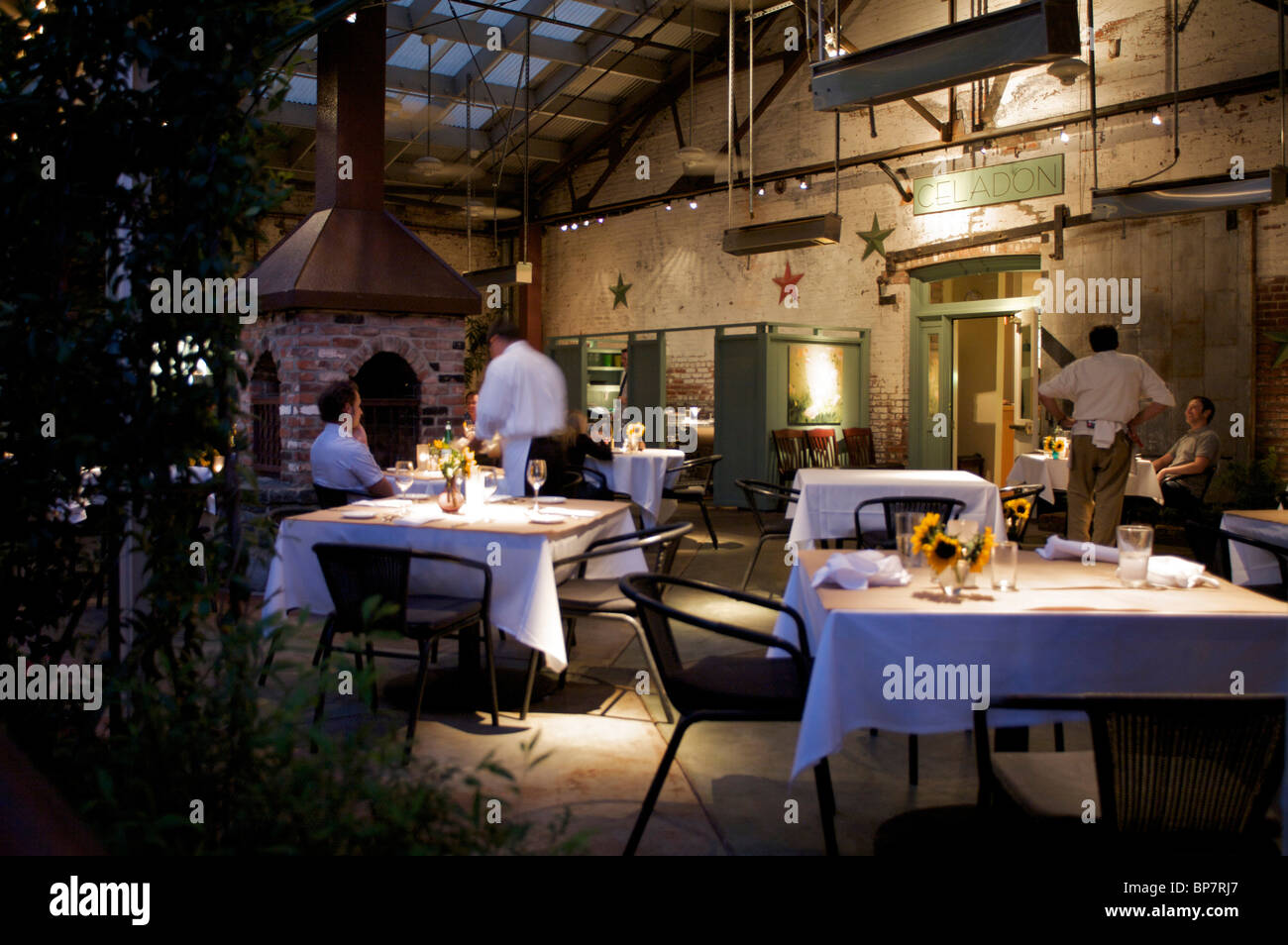 Celadon Restaurant in the Riverfront complex on the Napa River, Napa ...