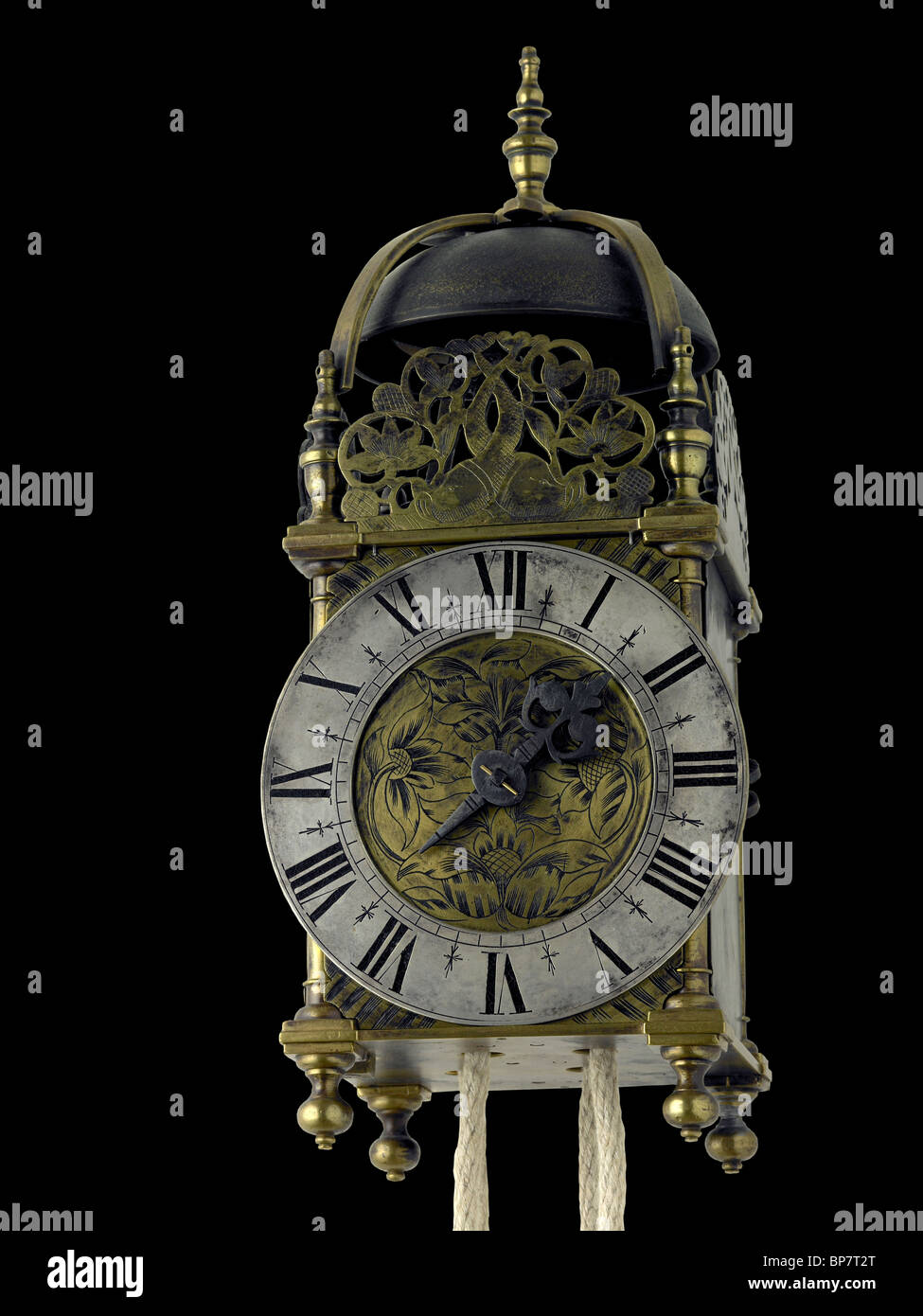 English lantern clock Stock Photo - Alamy