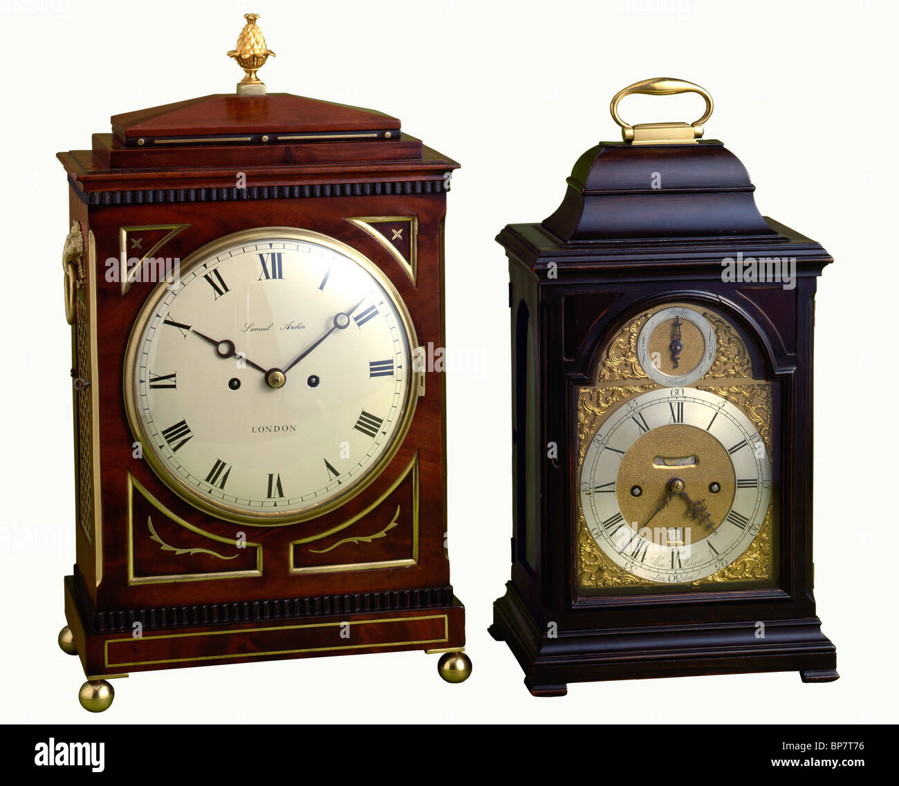 Old bracket clock vintage hi-res stock photography and images - Alamy