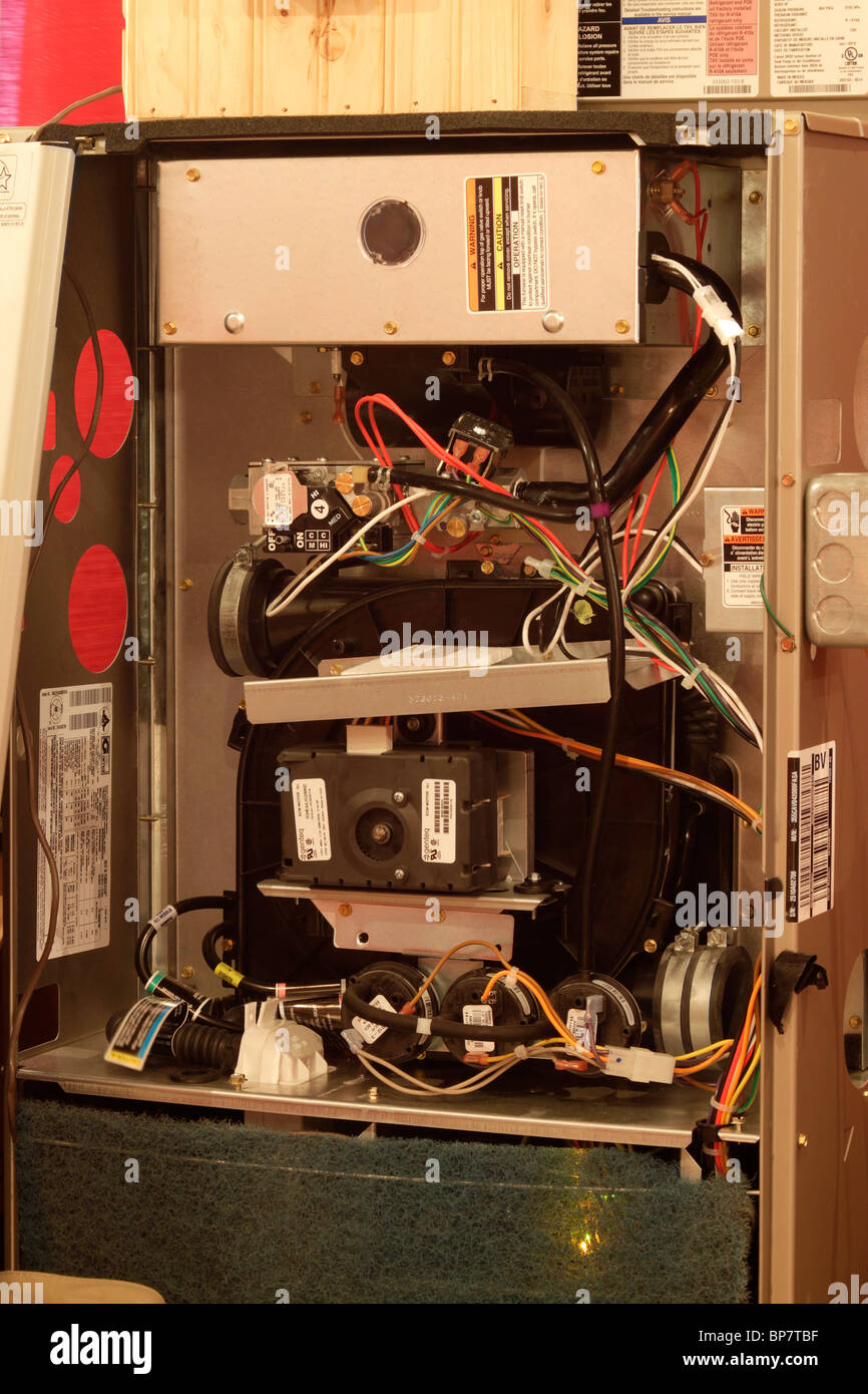 Modern furnace interior Stock Photo - Alamy