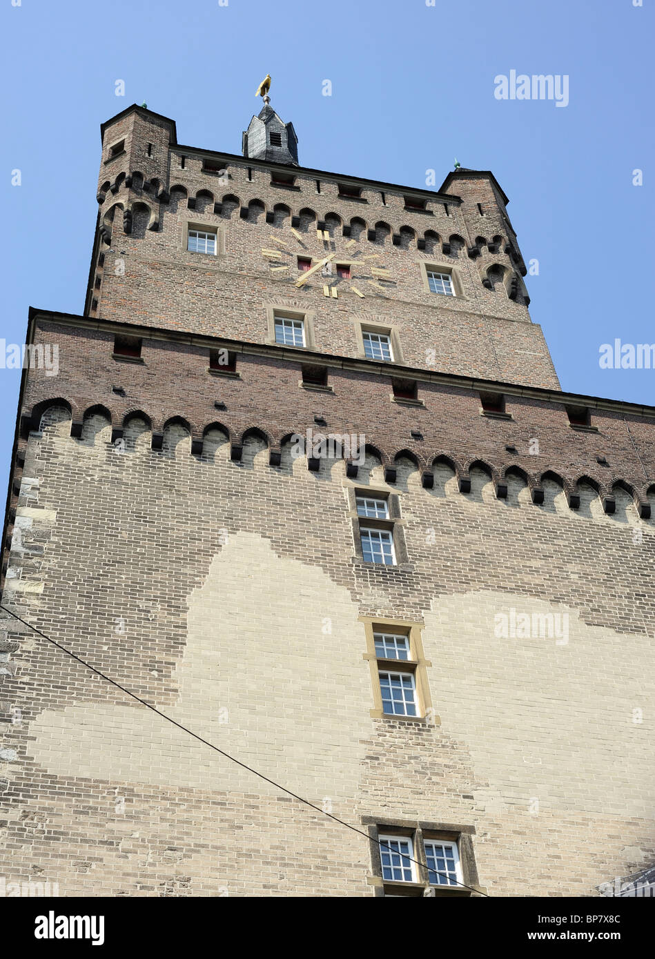 Swan Tower in the courtyard of the Swan Castle in Kleve, Germany ...