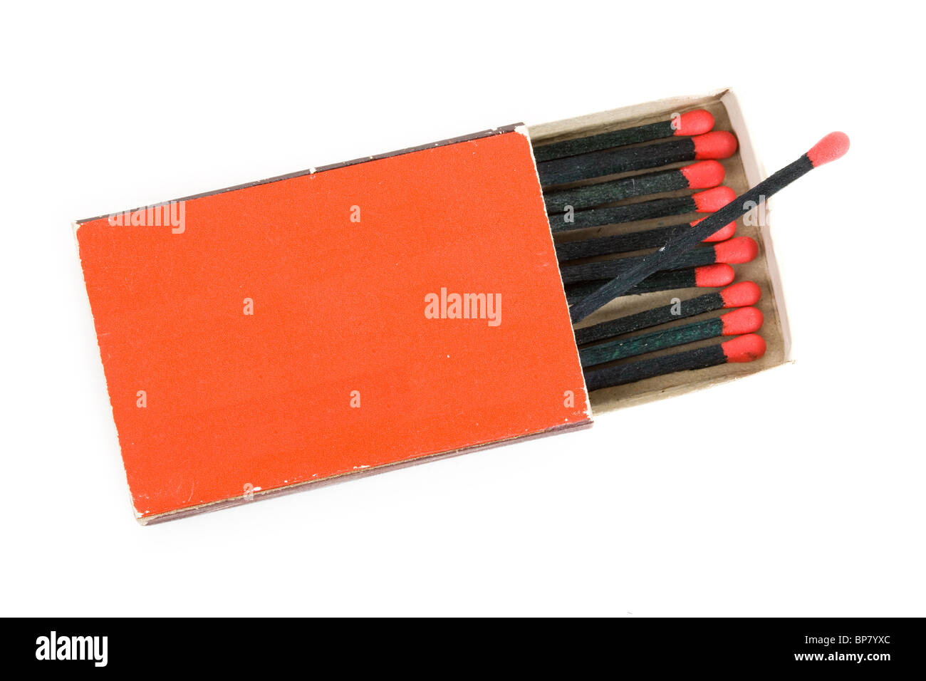 Black Match with white background Stock Photo - Alamy