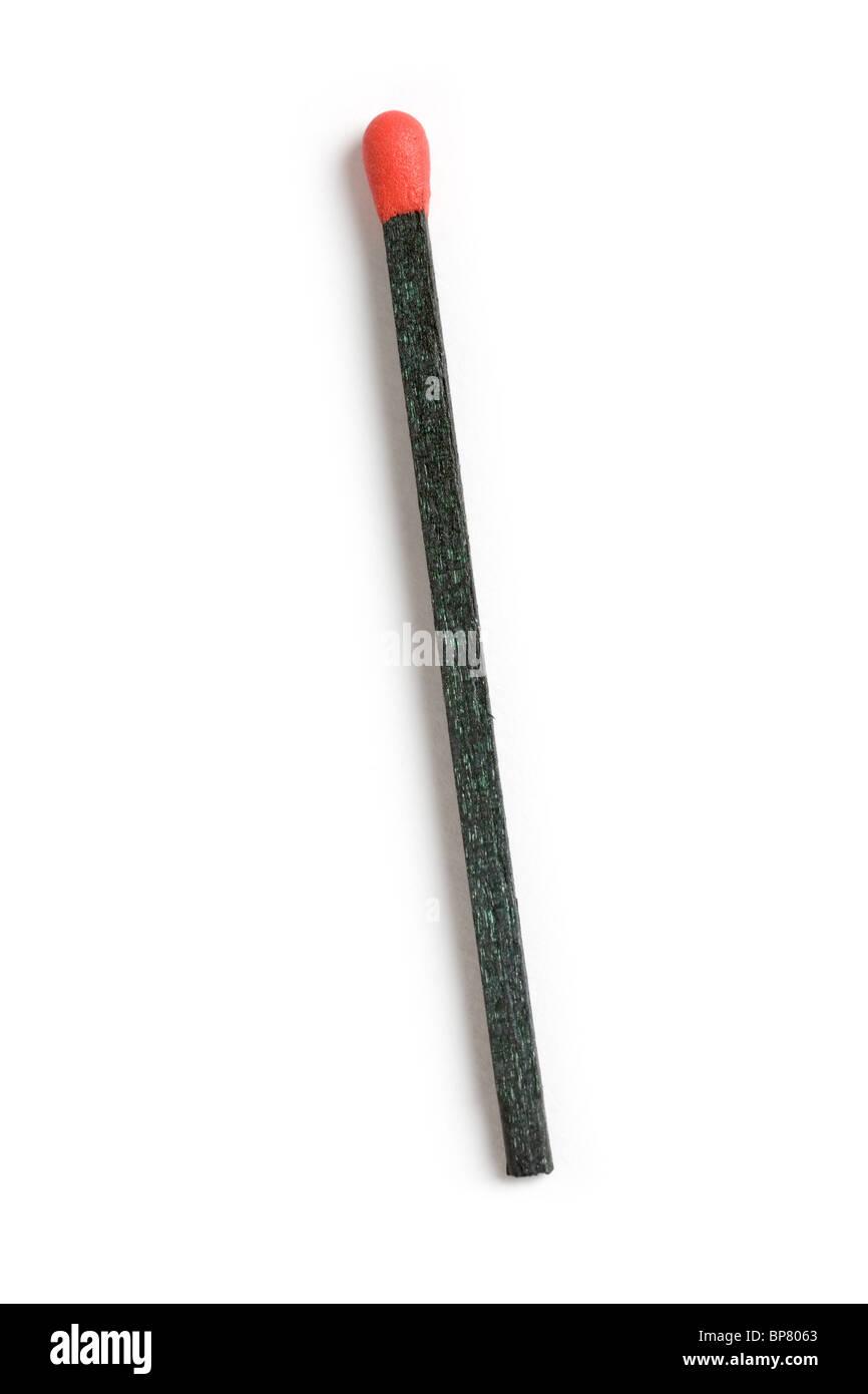Black Match with white background Stock Photo - Alamy