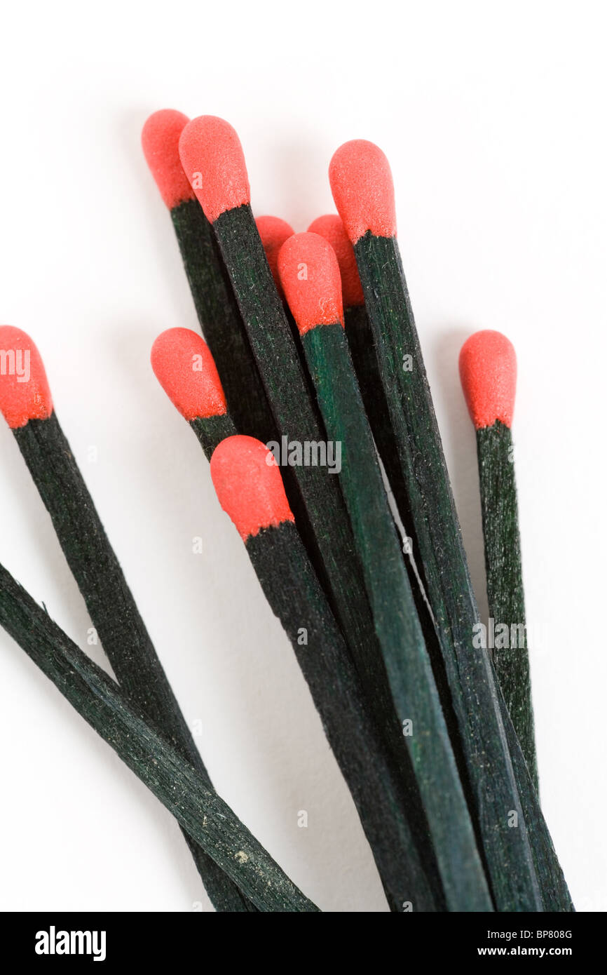 Black Match with white background Stock Photo - Alamy