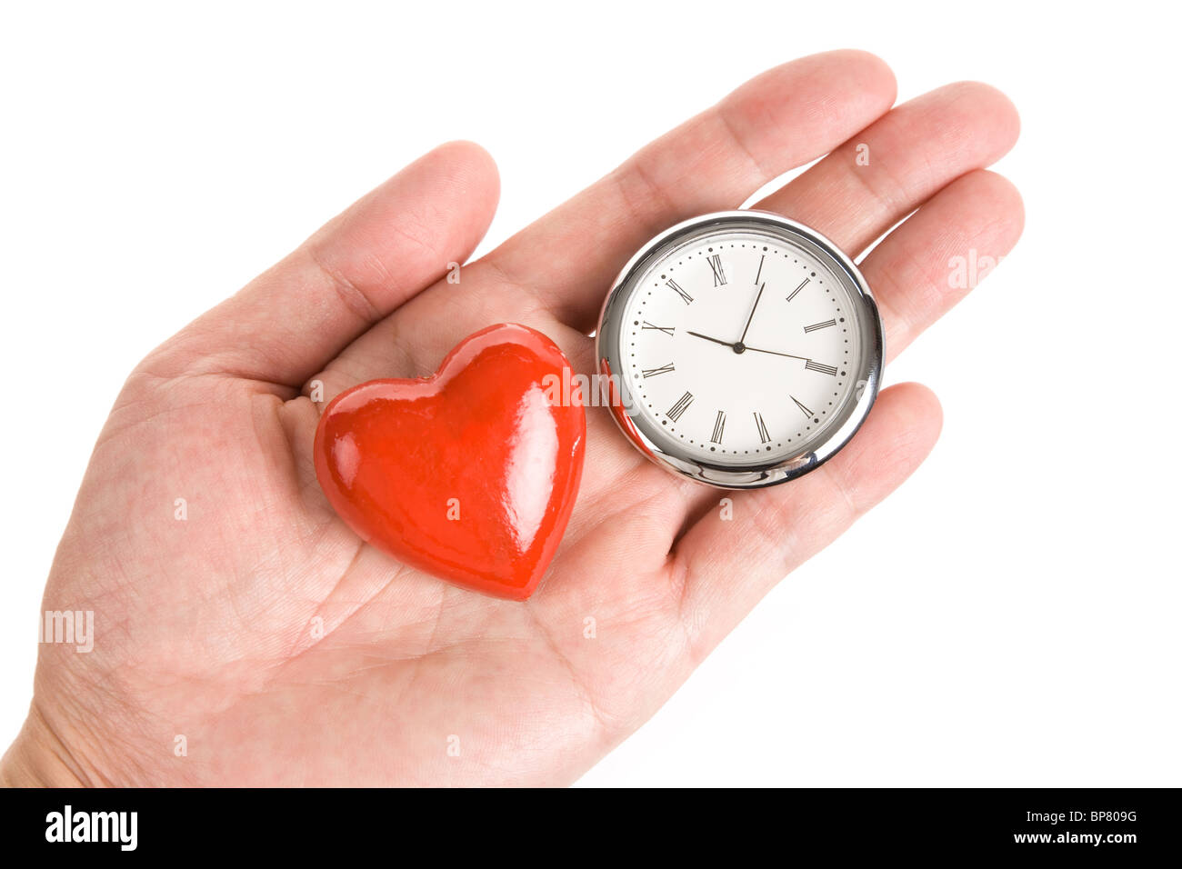 Heart shape clock hi-res stock photography and images - Alamy