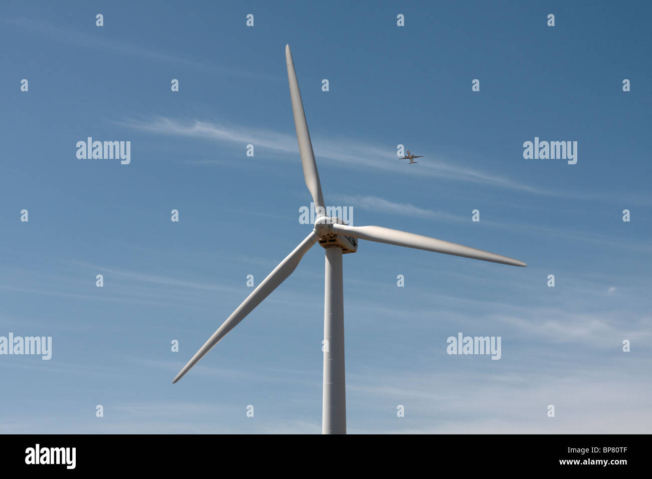 Plane wind turbine hi-res stock photography and images - Alamy