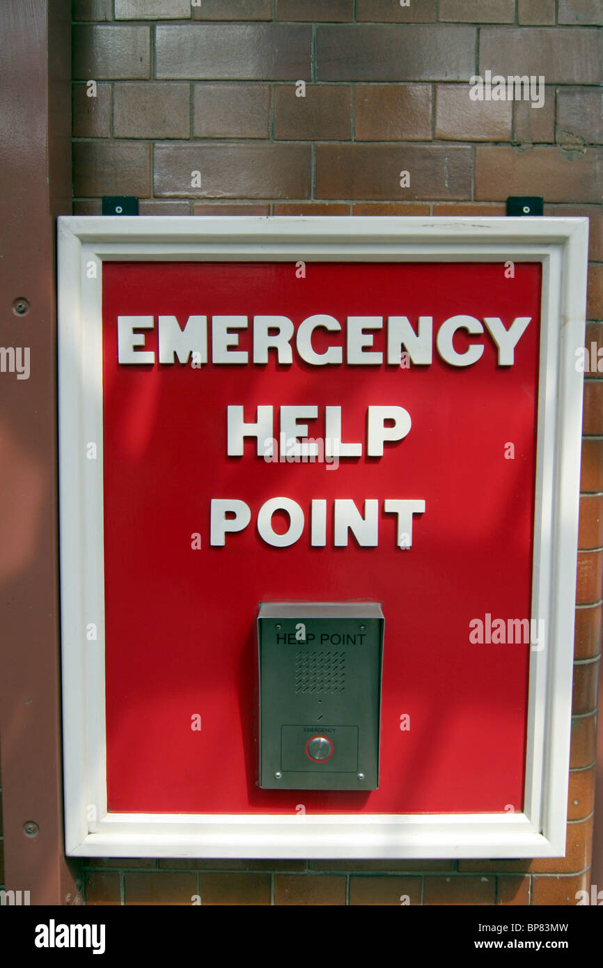 Emergency Help Point button at Birmingham Moor Street train station ...