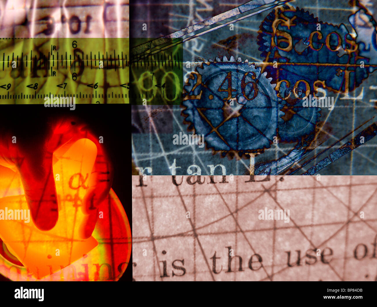 Abstract background with science & technology theme Stock Photo - Alamy