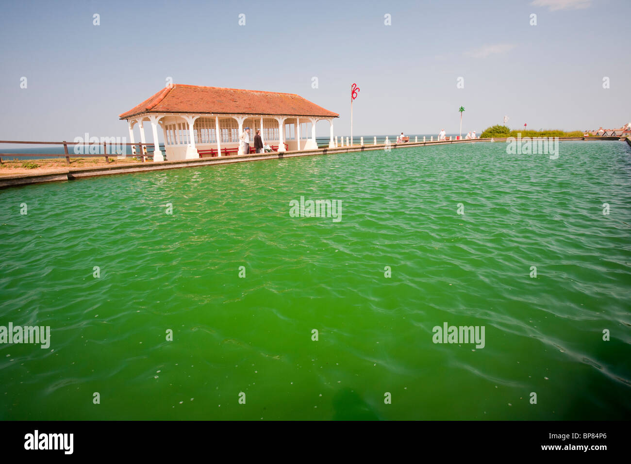 The model boating lake at Sheringham, Norfolk, UK Stock Photo - Alamy
