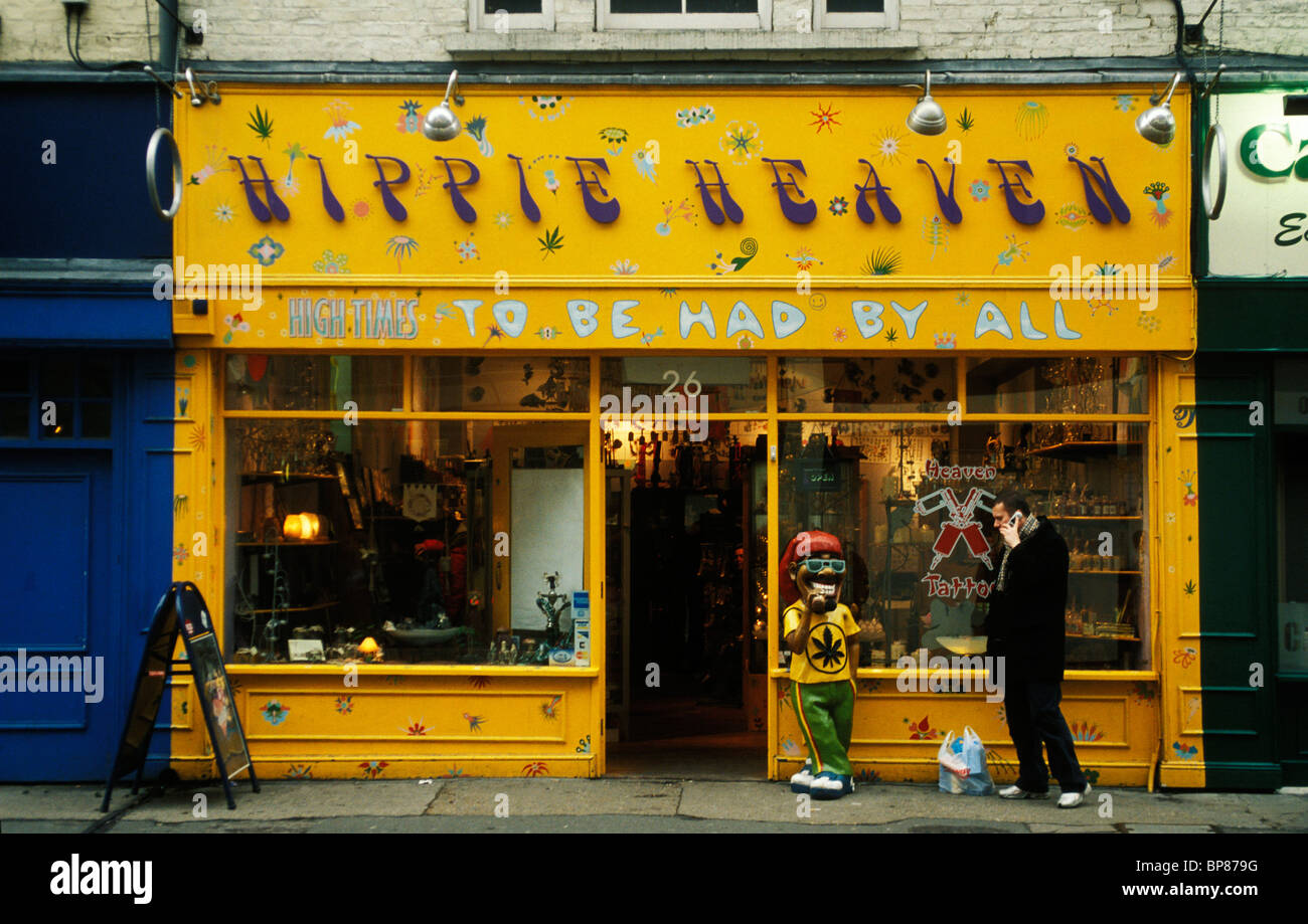‘Hippie Heaven’ an esoteric shopfront in Ealing, West London Stock ...