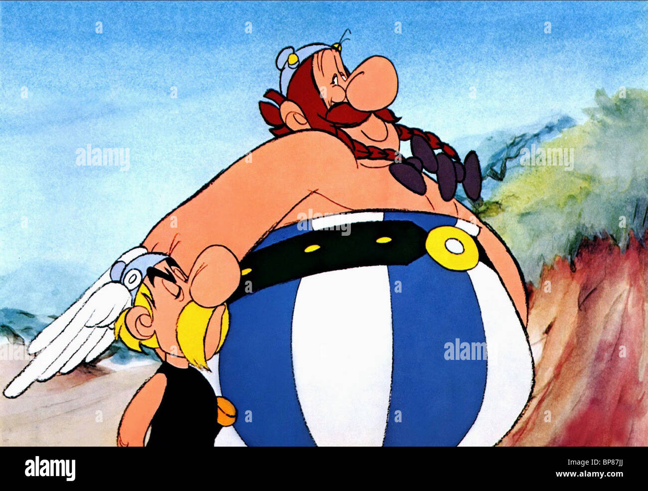 Obelix Asterix Twelve Tasks Asterix High Resolution Stock Photography ...