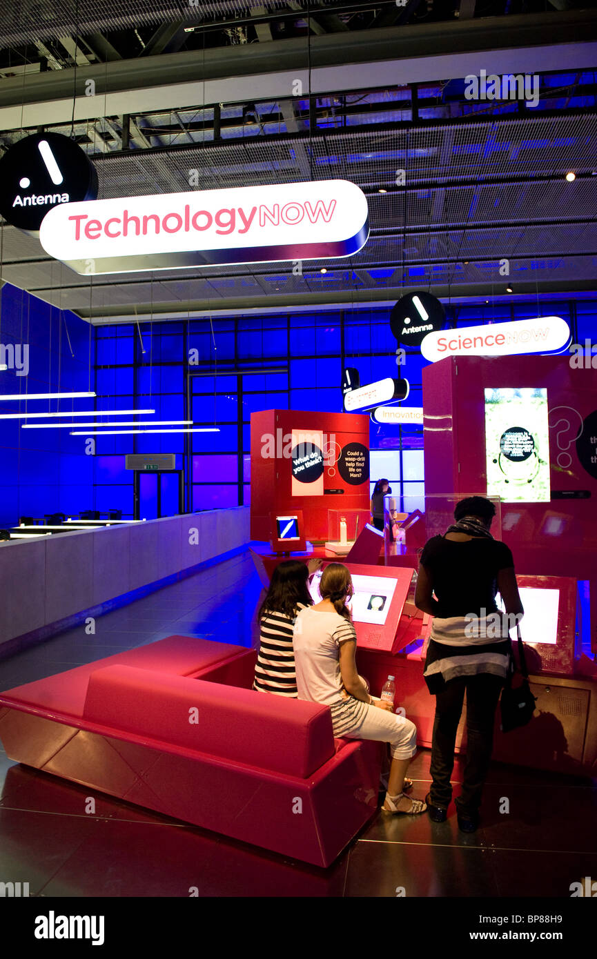 New hi-tech 'Technology Now' area in the Science Museum, London, 2010 ...