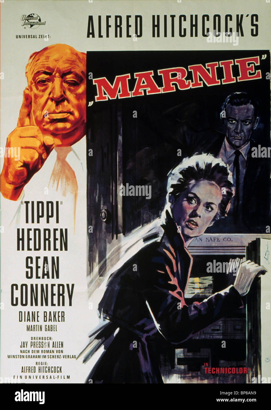 Alfred Hitchcock 1964 Movie Poster High Resolution Stock Photography ...