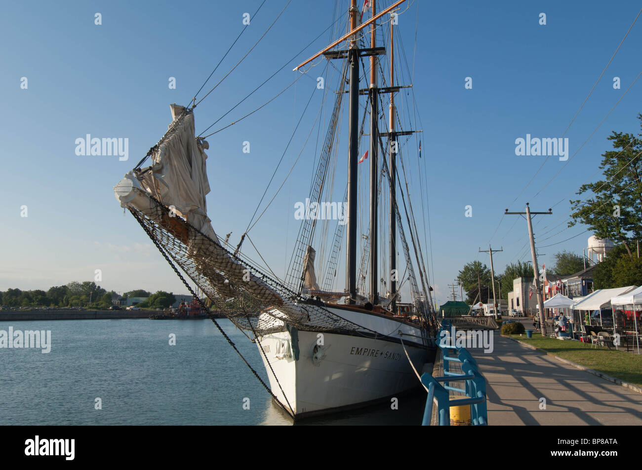 The "Empire Sandy" lies dockside during the "Canal Days" festival in ...