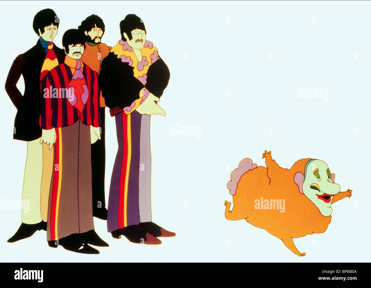 THE BEATLES CARTOONS YELLOW SUBMARINE THE BEATLES (1968 Stock Photo ...