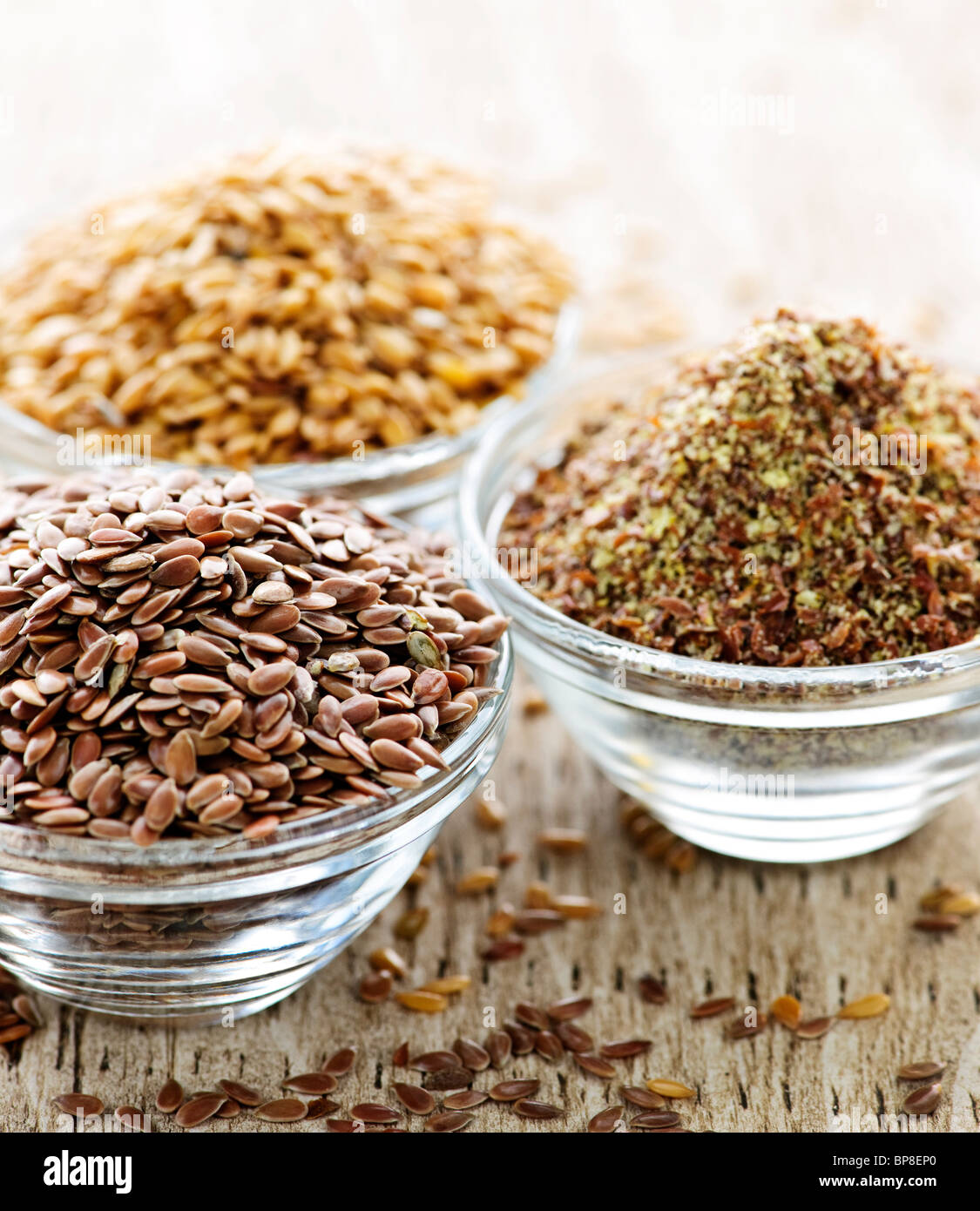 Ground flax seeds hi-res stock photography and images - Alamy