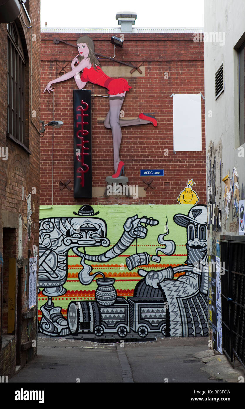 ACDC Lane, Melbourne, Australia Stock Photo - Alamy