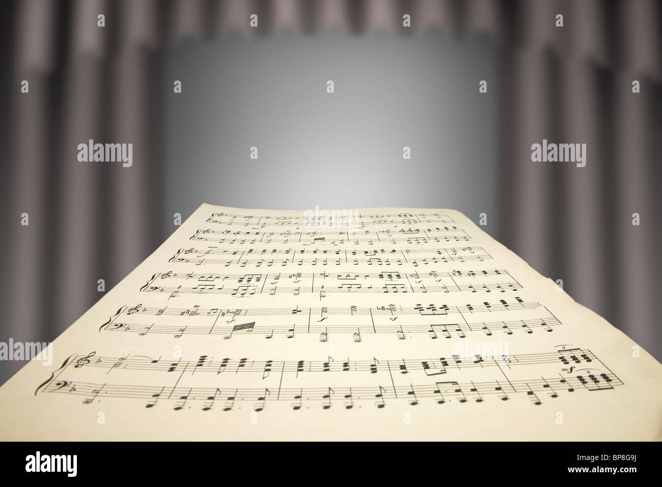 Old Musical Score sheet Stock Photo - Alamy