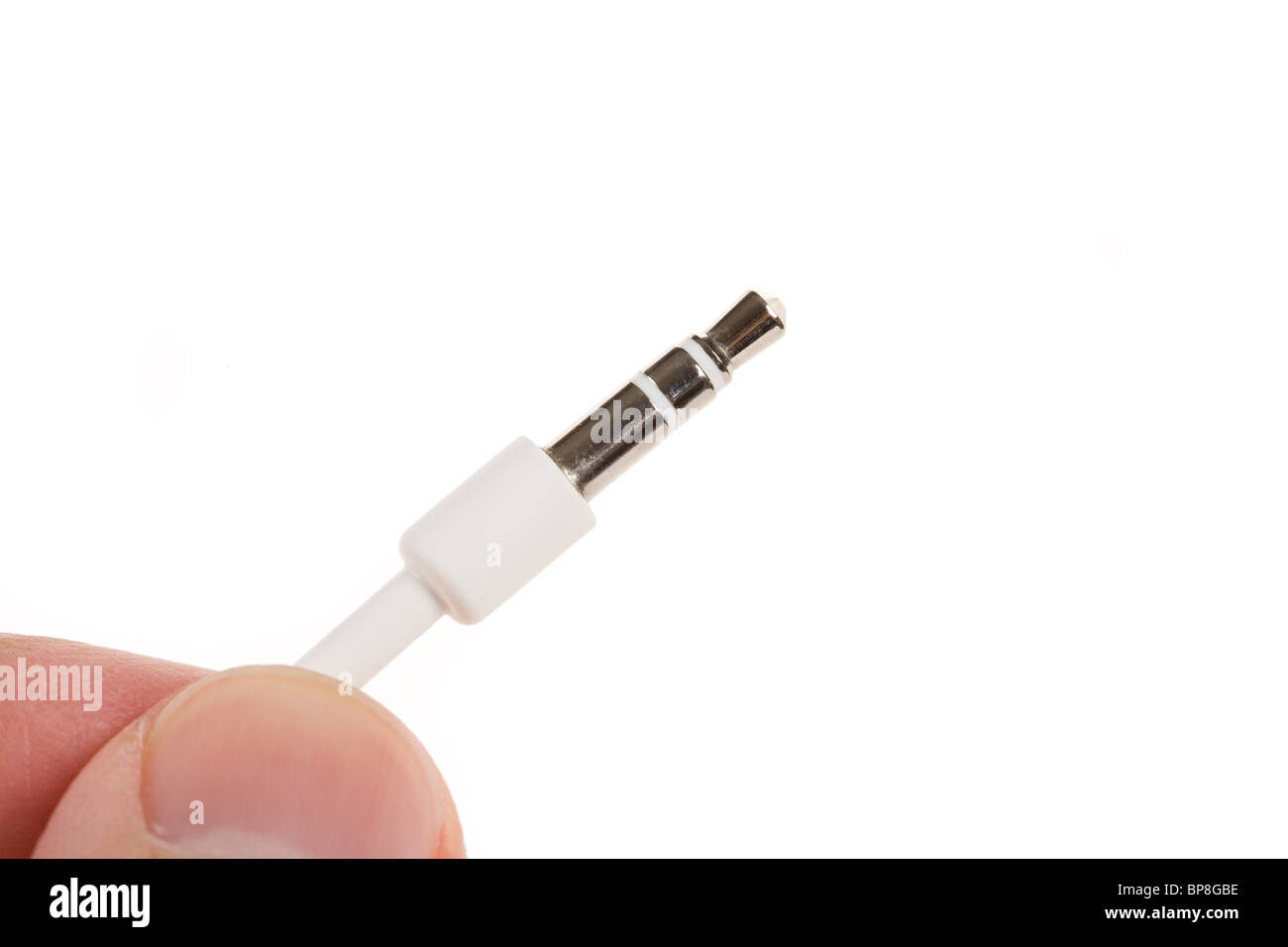 Electric Audio Plug, close up shot Stock Photo - Alamy