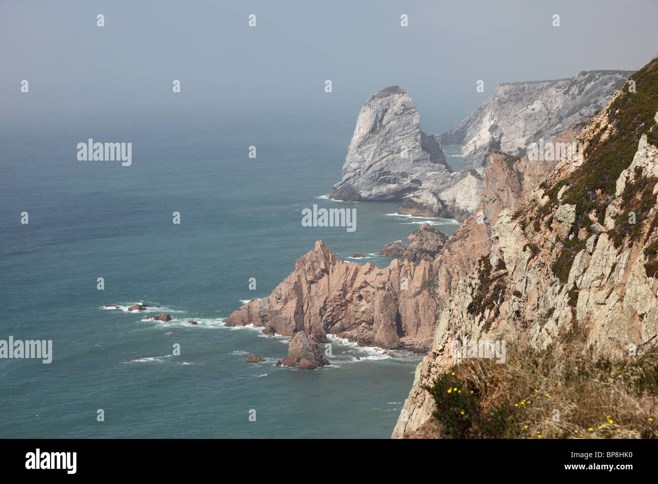 Atlantic Coast at Cabo da Roca, Portugal Stock Photo - Alamy