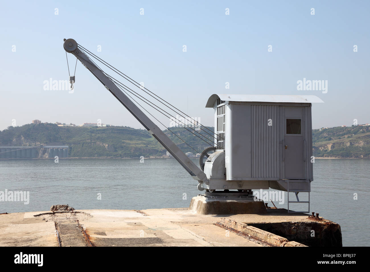 Old cargo crane in hi-res stock photography and images - Alamy