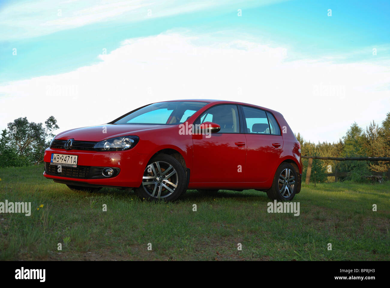 Volkswagen Golf VI 1.4 TSI - MY 2009 - red metallic - five doors (5D ...