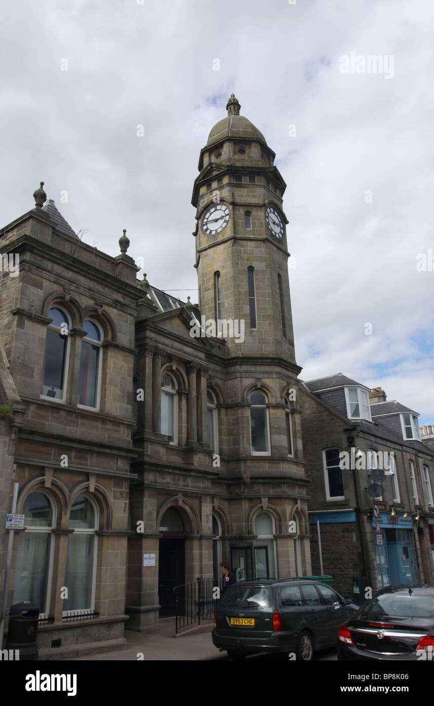 tower of Stewarts Hall Huntly Scotland August 2010 Stock Photo - Alamy