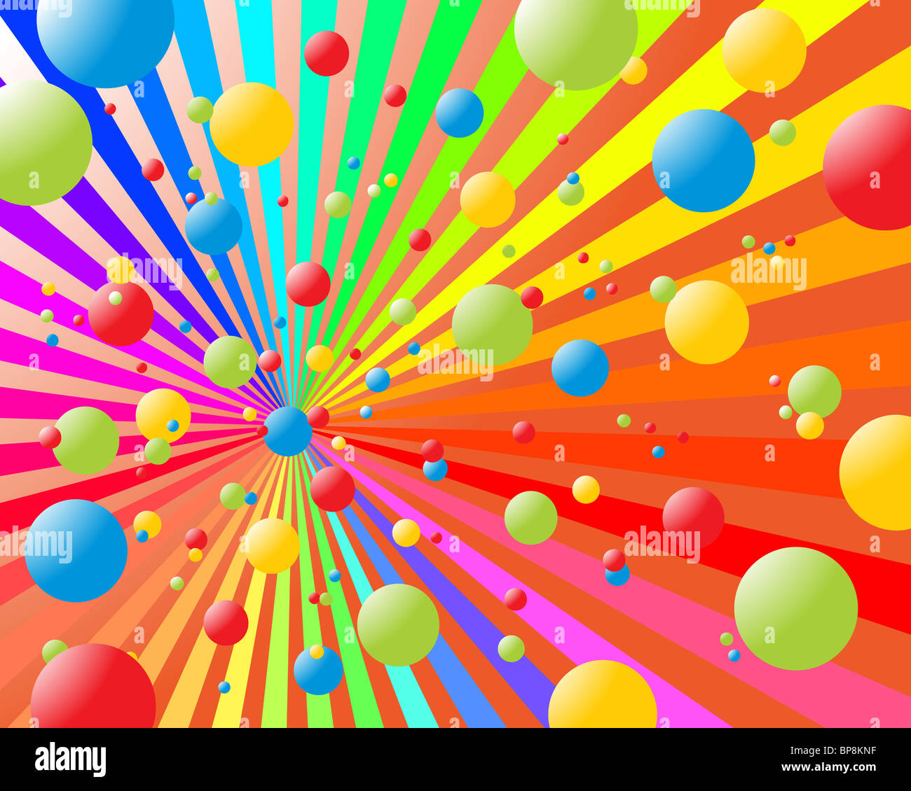 Rainbow illustrated gradient hi-res stock photography and images - Alamy