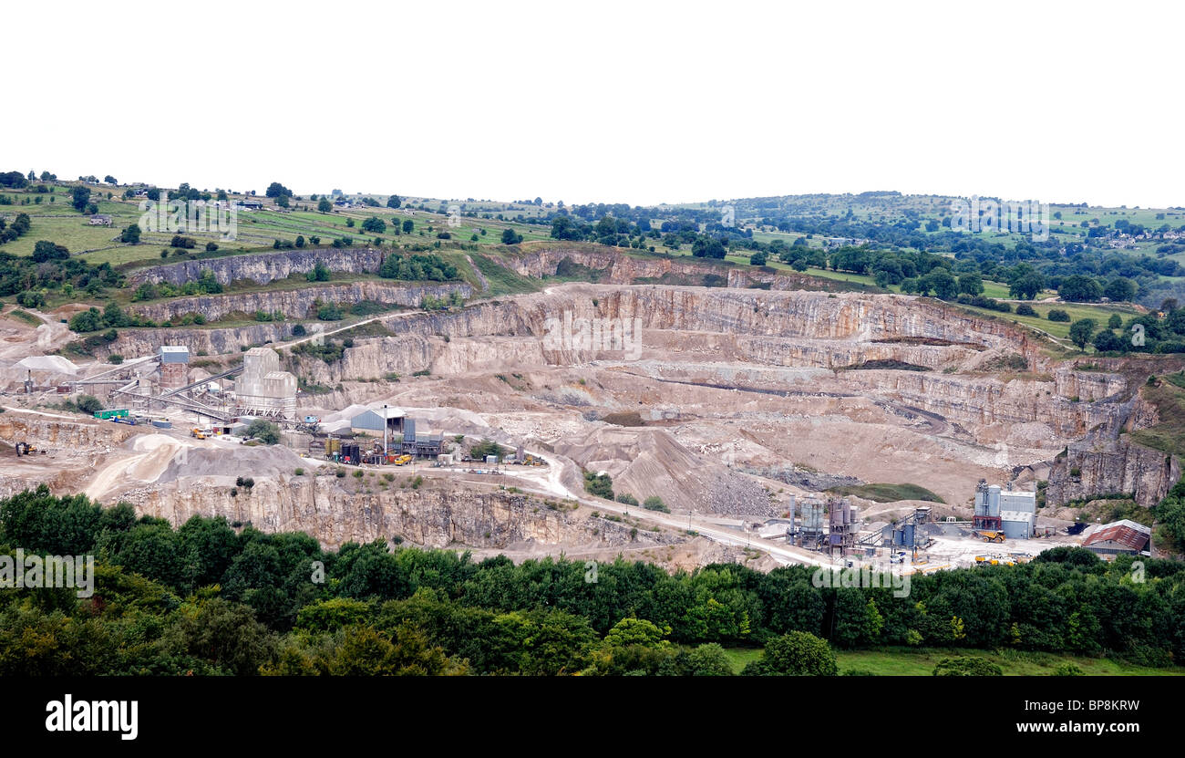 Dene quarry Cromford derbyshire england uk Stock Photo - Alamy