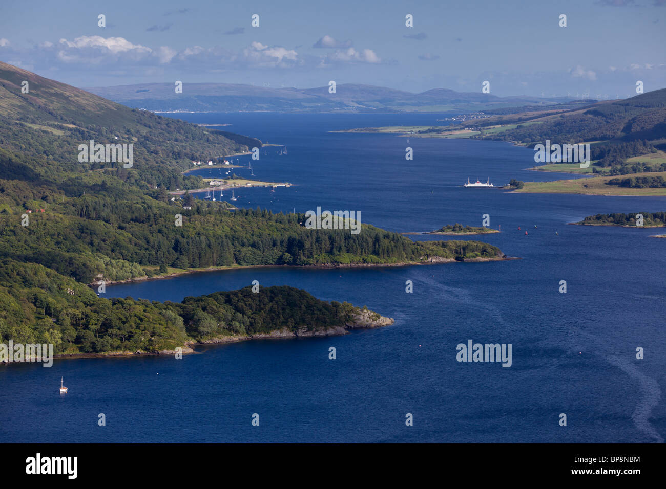 The Kyles of Bute on the Cowal peninsula, argyll, Scotland Stock Photo ...