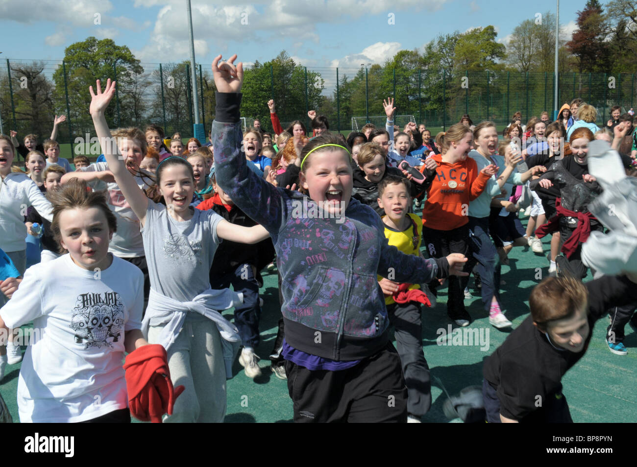 Crowd running towards camera hi-res stock photography and images - Alamy