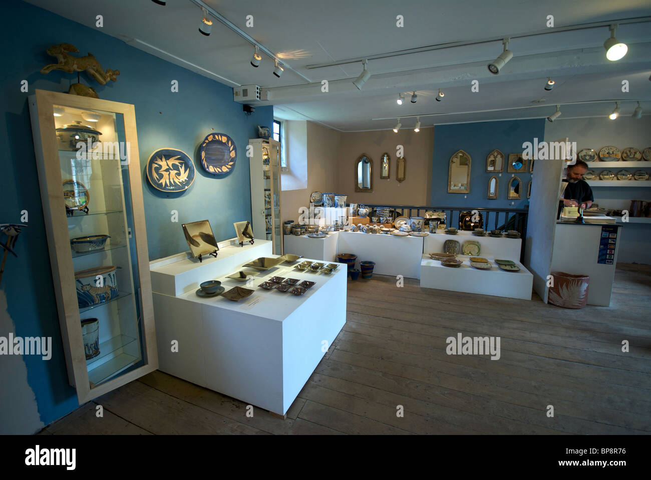Lacock Wiltshire UK National Trust Pottery Interior Stock Photo - Alamy