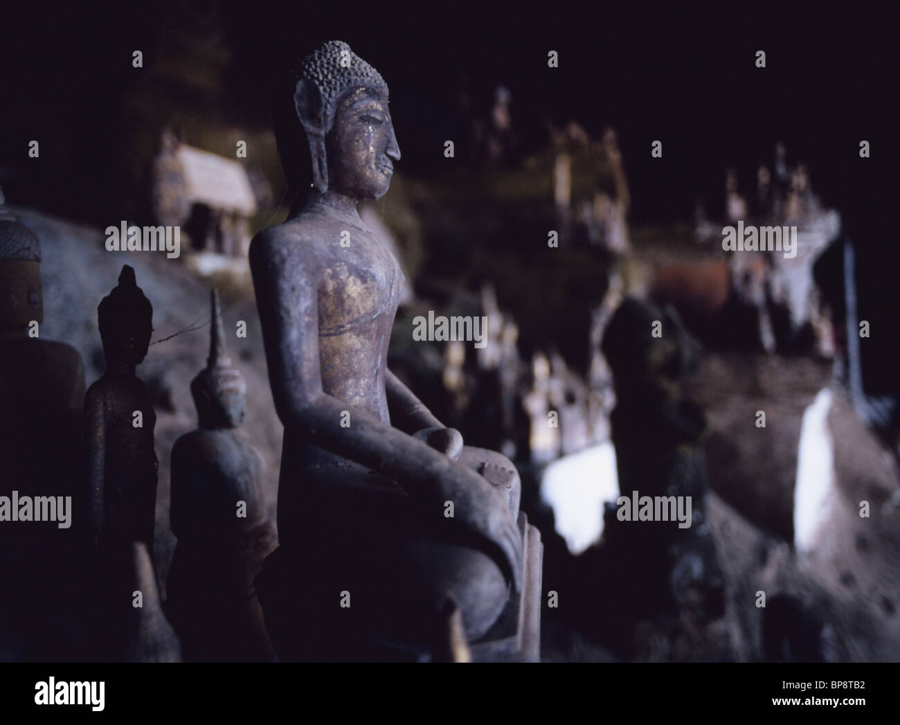 Buddha Statues in Park Wu Cave. Laos, Southeast Asia Stock Photo - Alamy