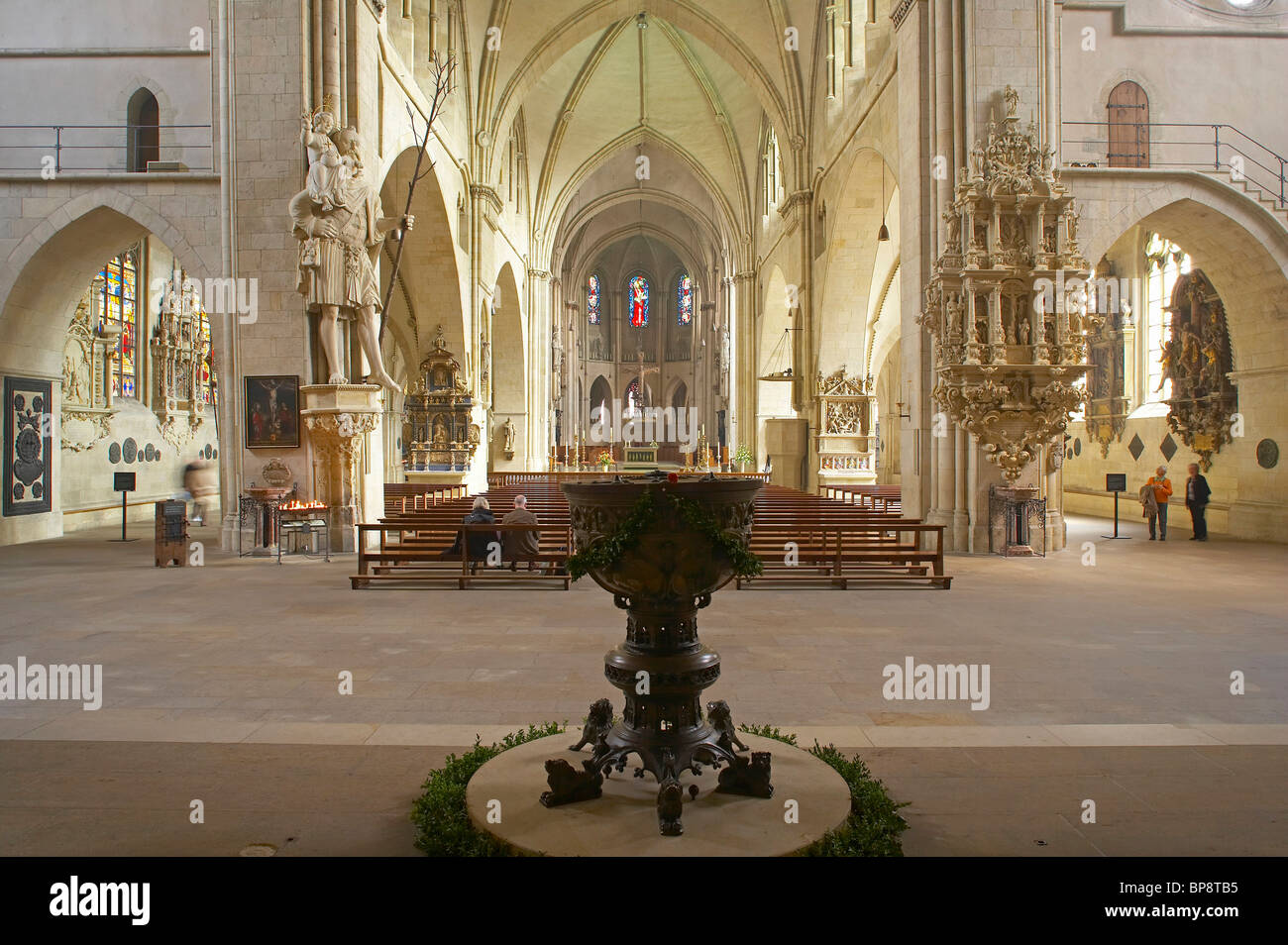 indoor photo, day, St.-Paulus-Dom, Muenster, Muensterland, North Rhine ...