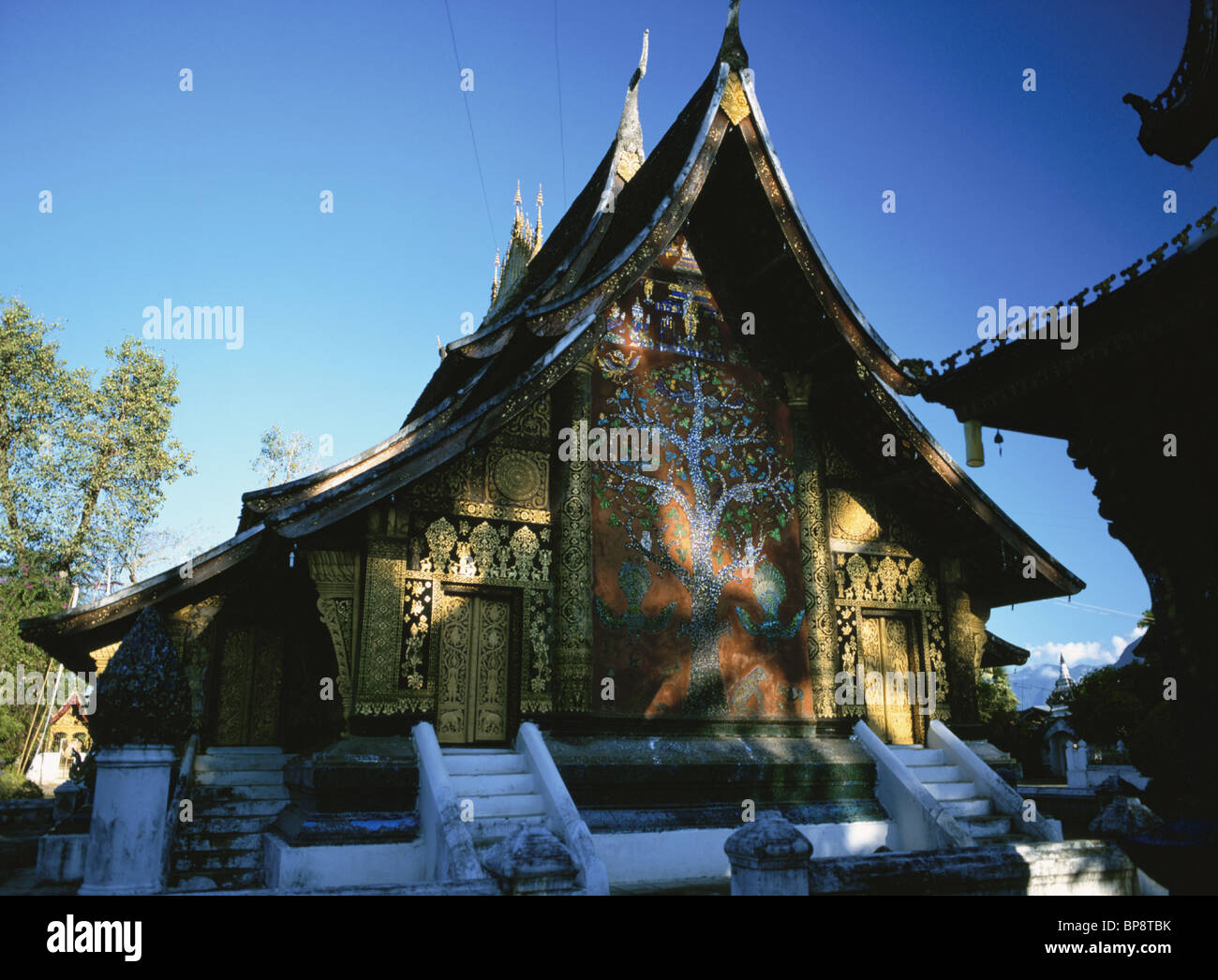 A Small Temple With Ornate Paintings Stock Photo - Alamy