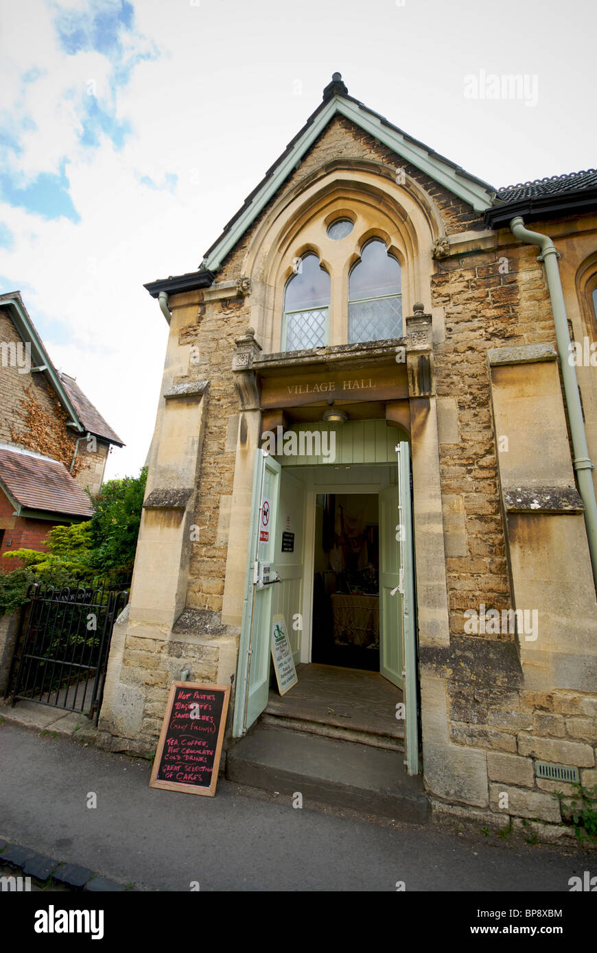 Lacock Wiltshire UK National Trust Village Hall Stock Photo - Alamy