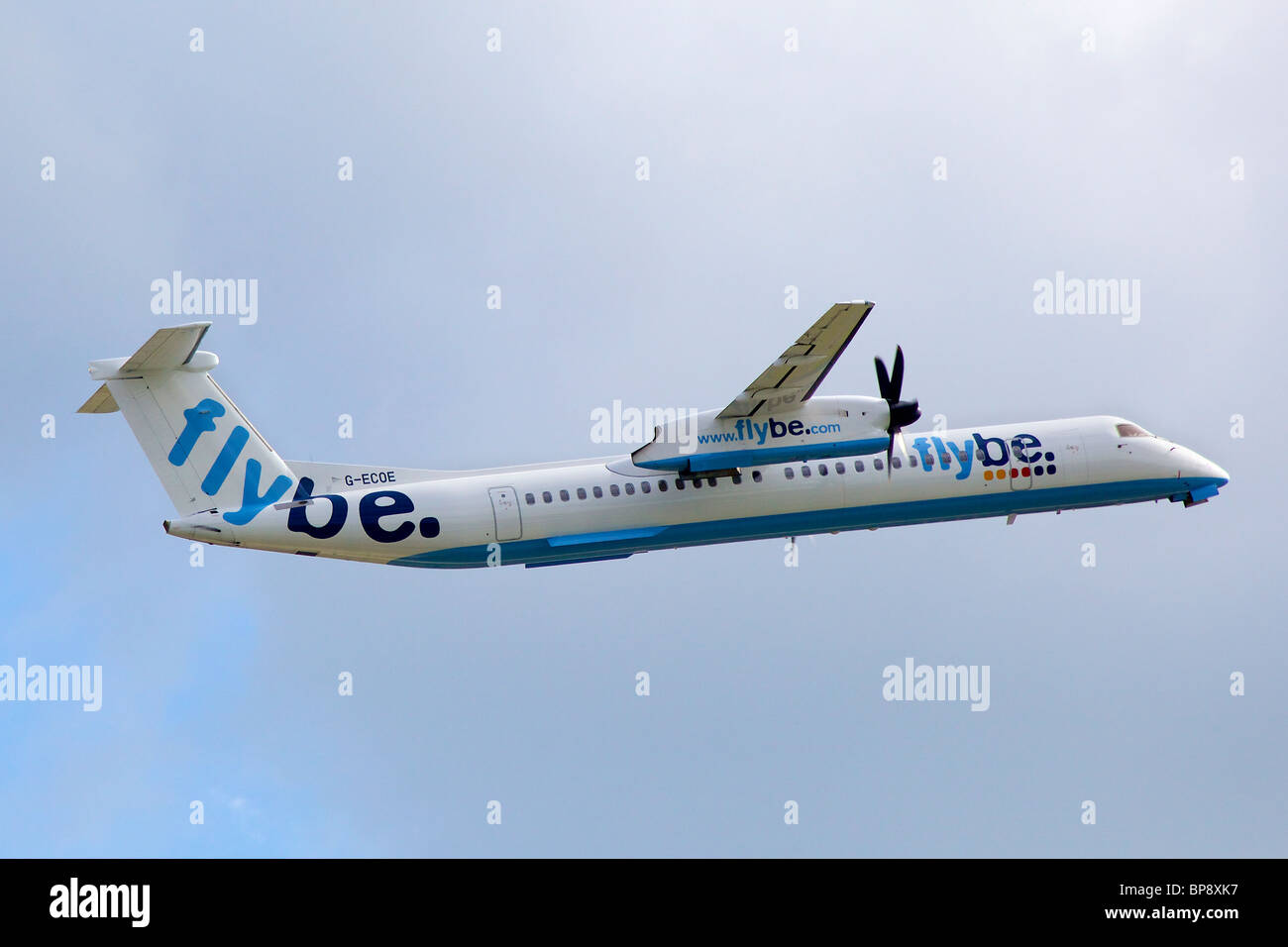 turboprop Fly Be aircraft Stock Photo - Alamy