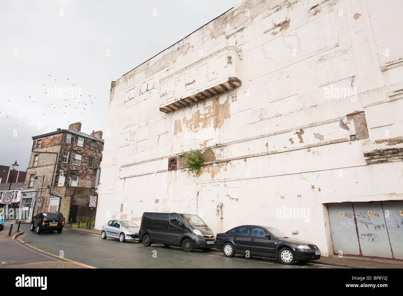 An old abandoned cinema building in Burnley town centre, Lancashire, UK ...