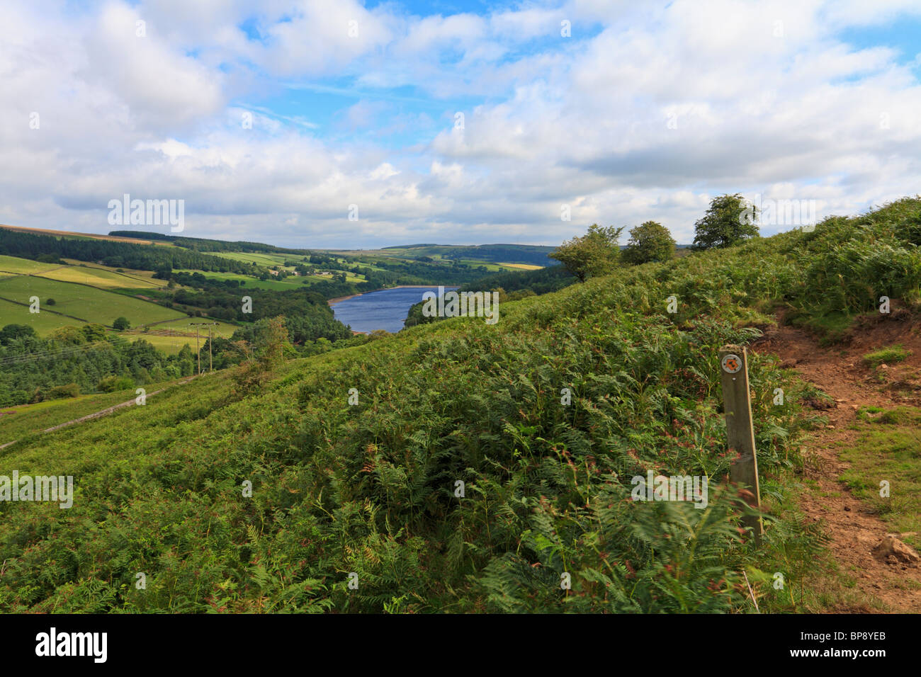 Footpath leading to Dale Dike Reservoir, Bradfield, Sheffield, Peak ...